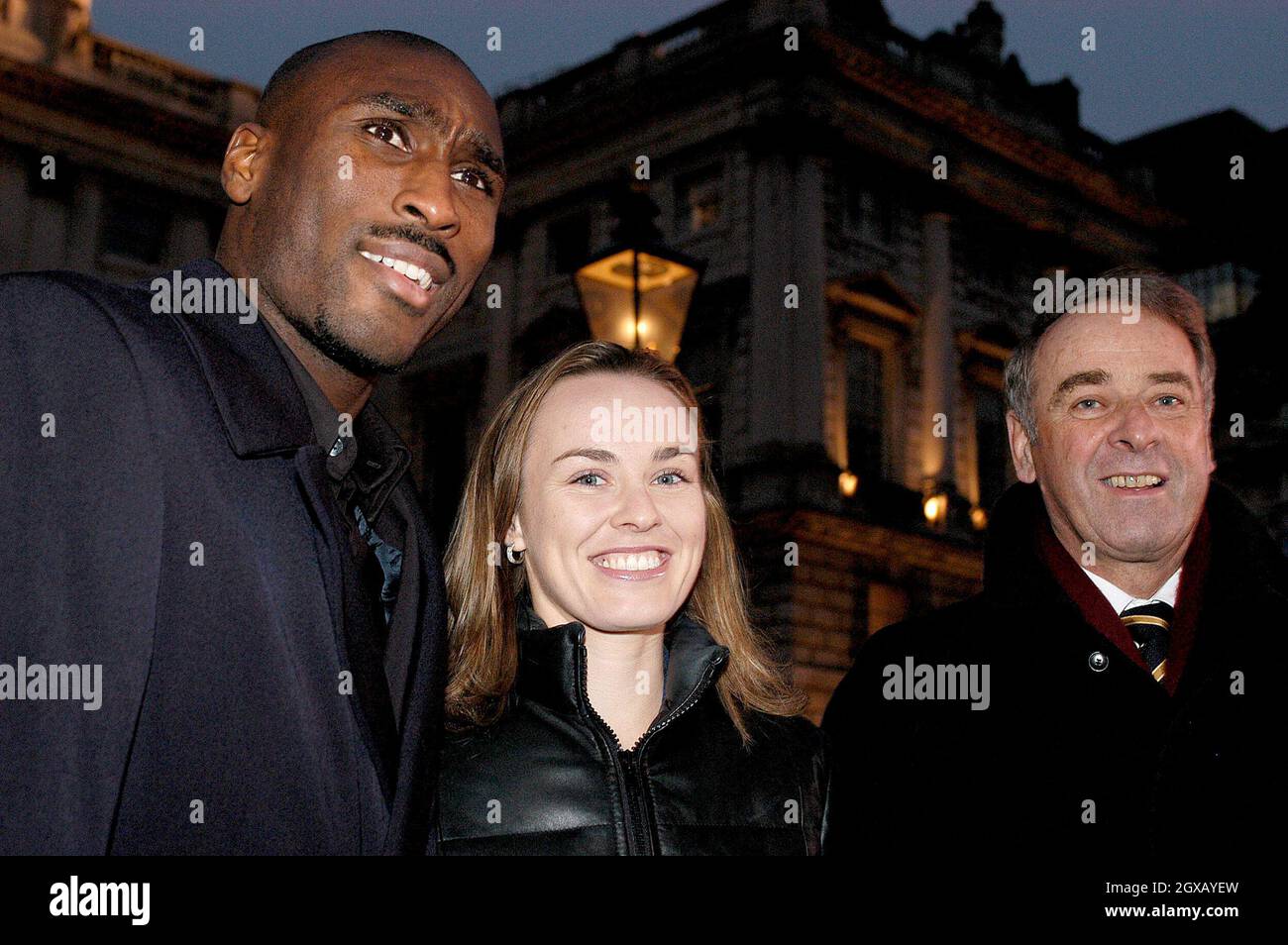 Sol Campbell, Martina Hingis and Adolf Ogi attend launch of new United Nations sport initiative ...