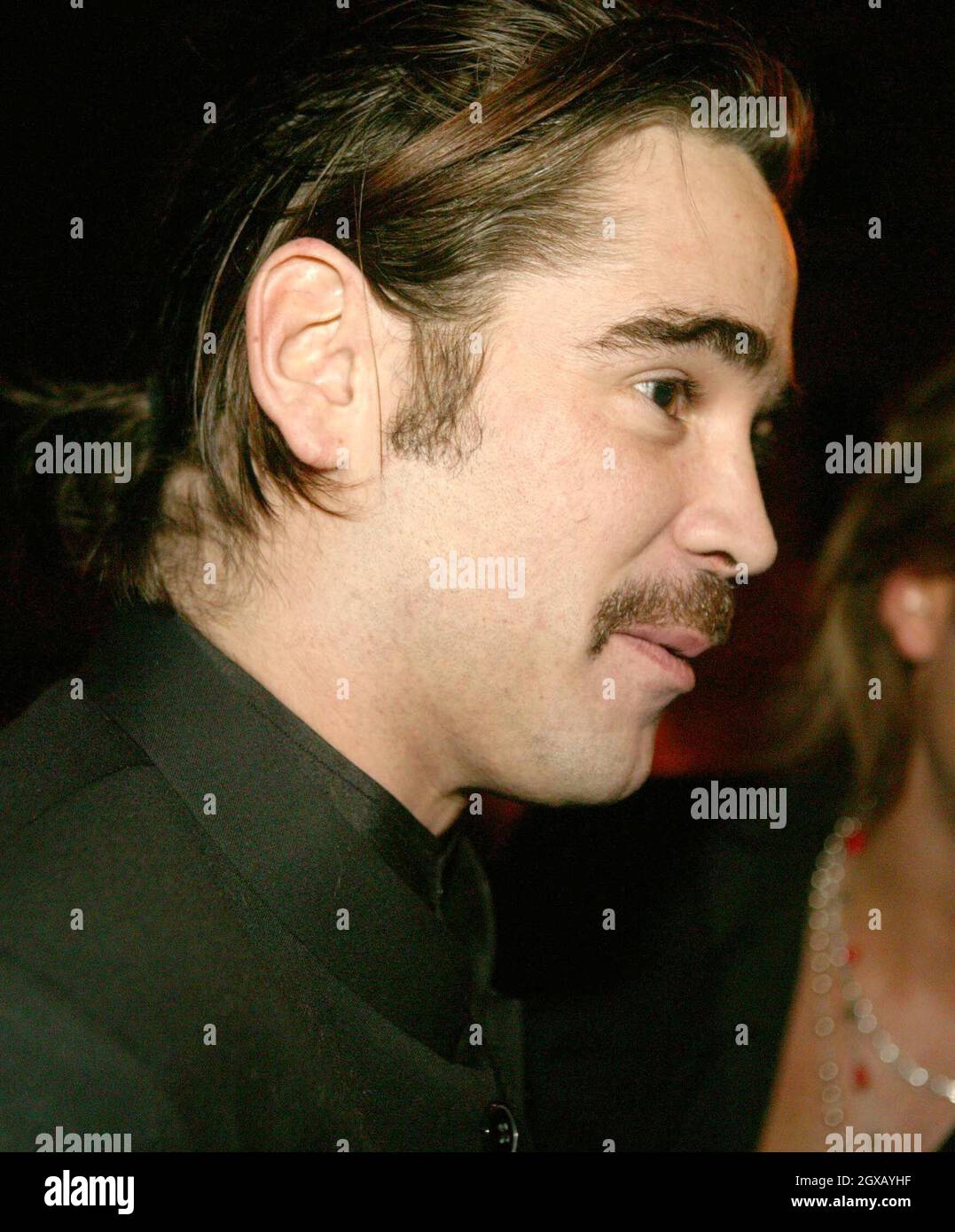 Colin Farrell attending the Irish premiere of Alexander at the Savoy ...