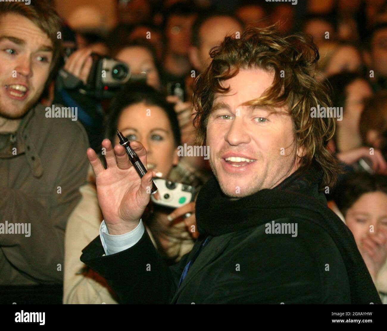 Val Kilmer attending the Irish premiere of Alexander at the Savoy ...