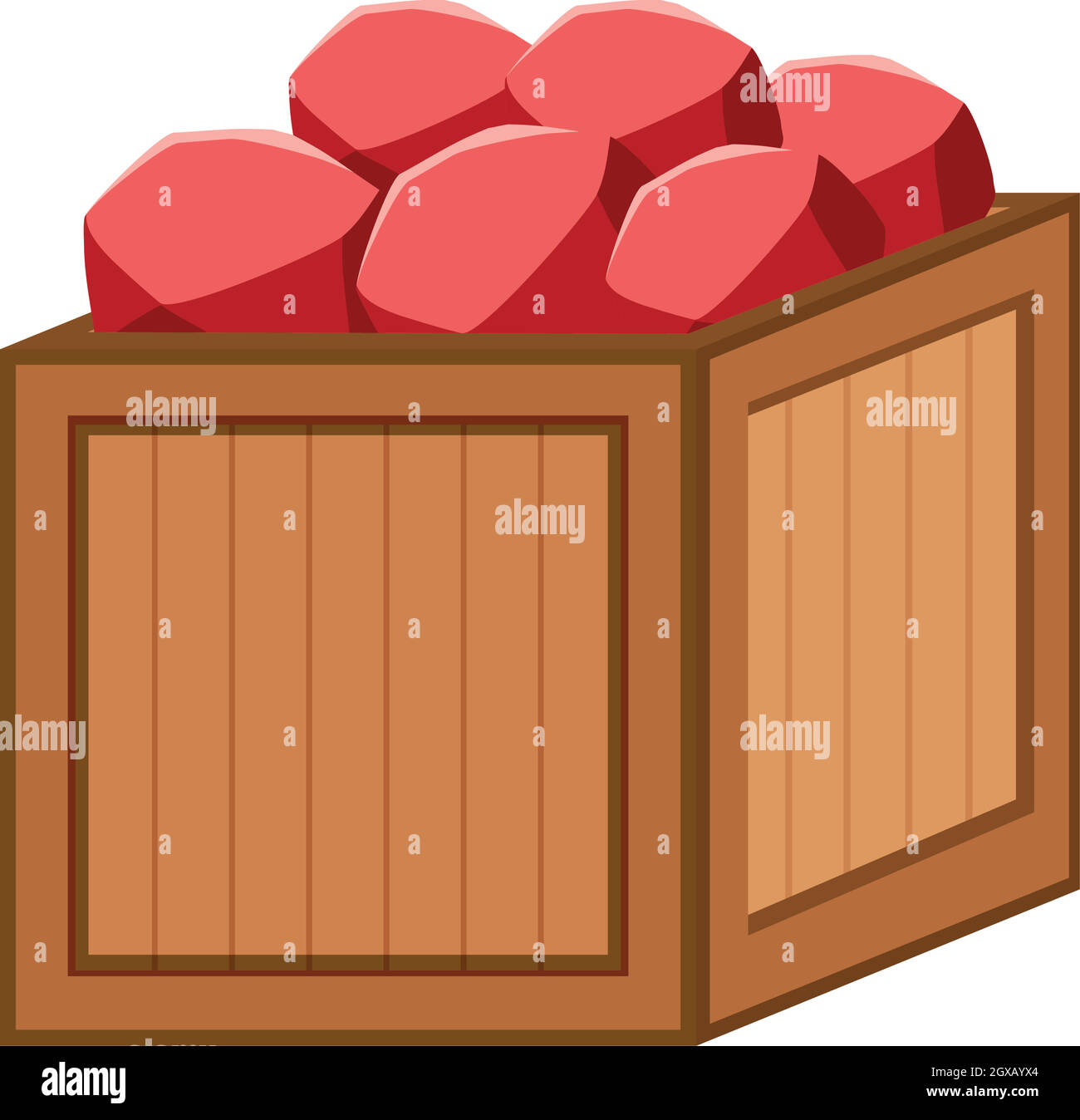 A box of stone Stock Vector Image & Art - Alamy