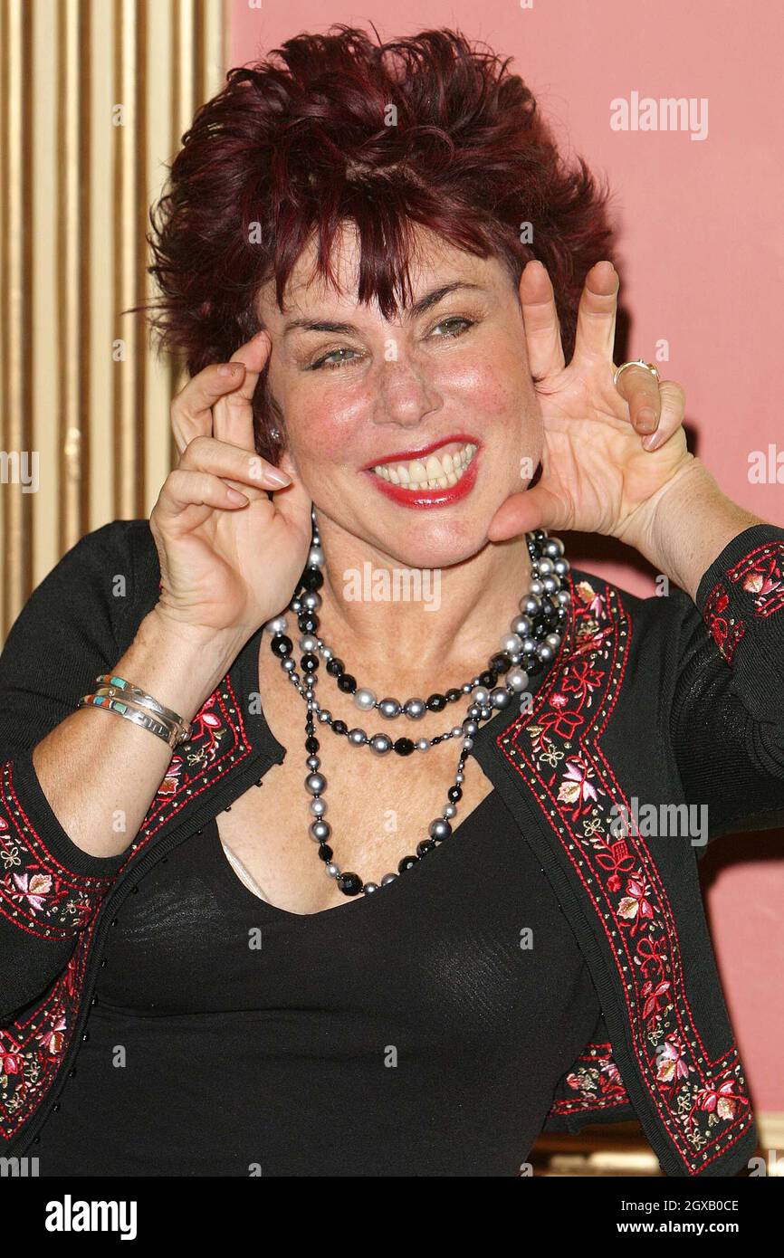 Ruby Wax comes to the Photocall of her new play 'The Witches' and poses ...