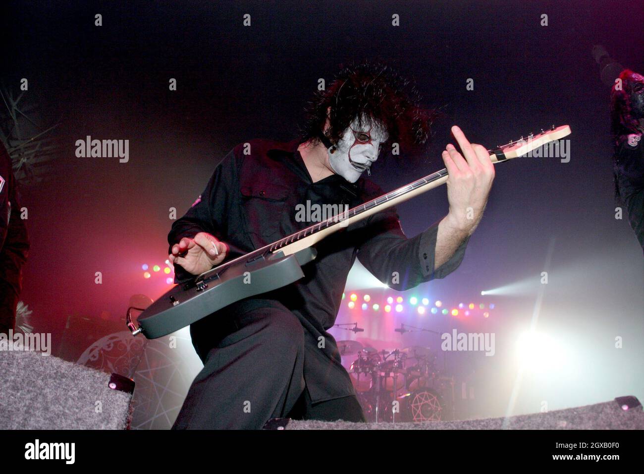 James Root from Slipknot performs at the PNE Forum in Vancouver Stock ...