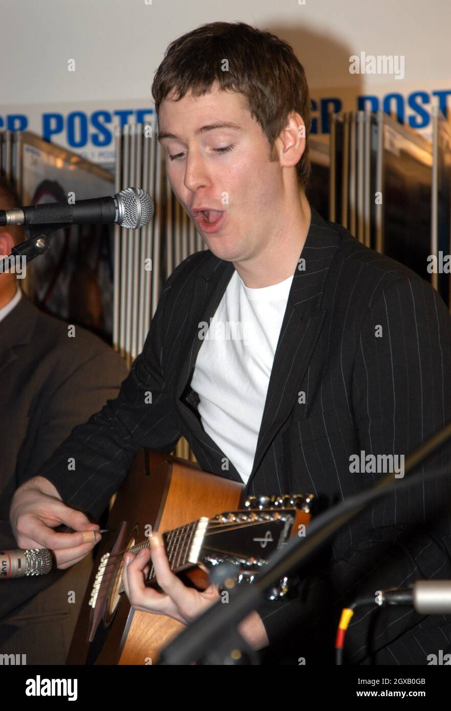 The Futureheads at an instore record signing and live performance at ...
