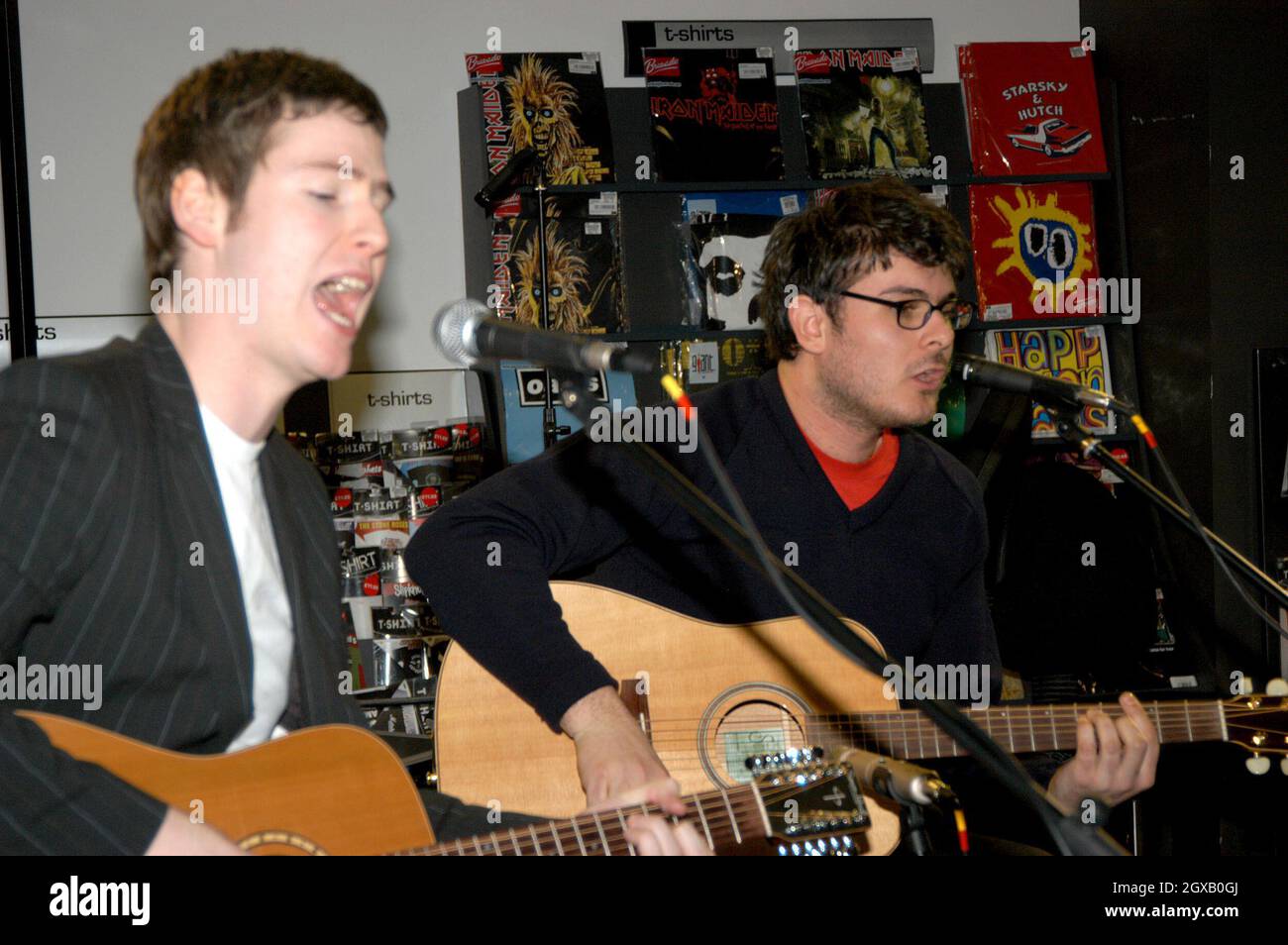 The Futureheads at an instore record signing and live performance at ...