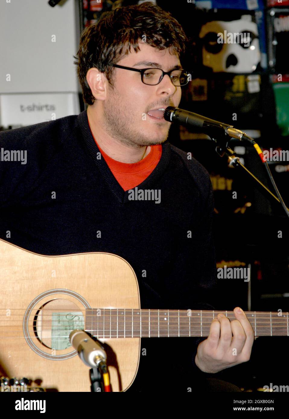 The Futureheads at an instore record signing and live performance at ...