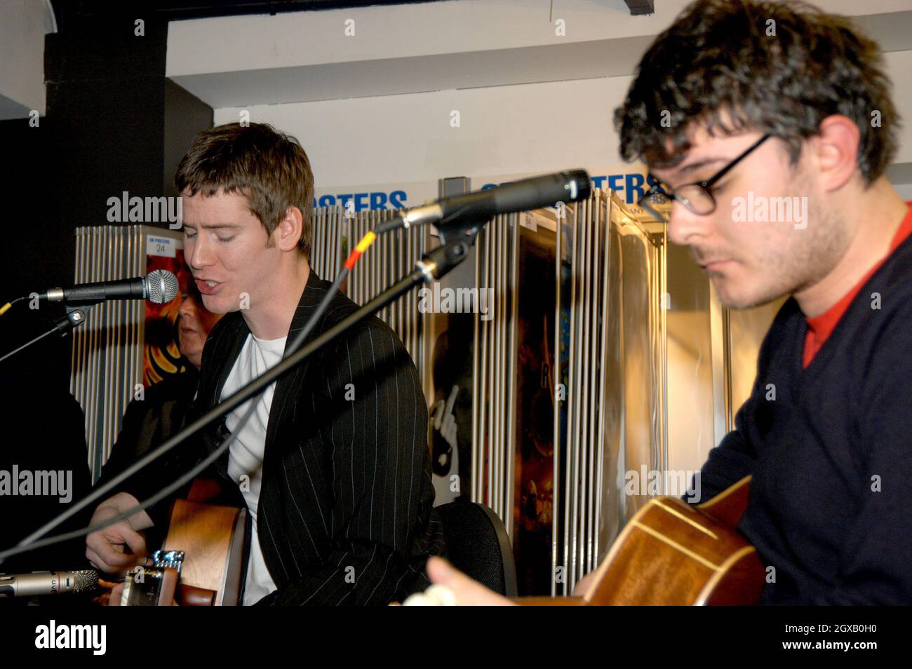 The Futureheads at an instore record signing and live performance at ...