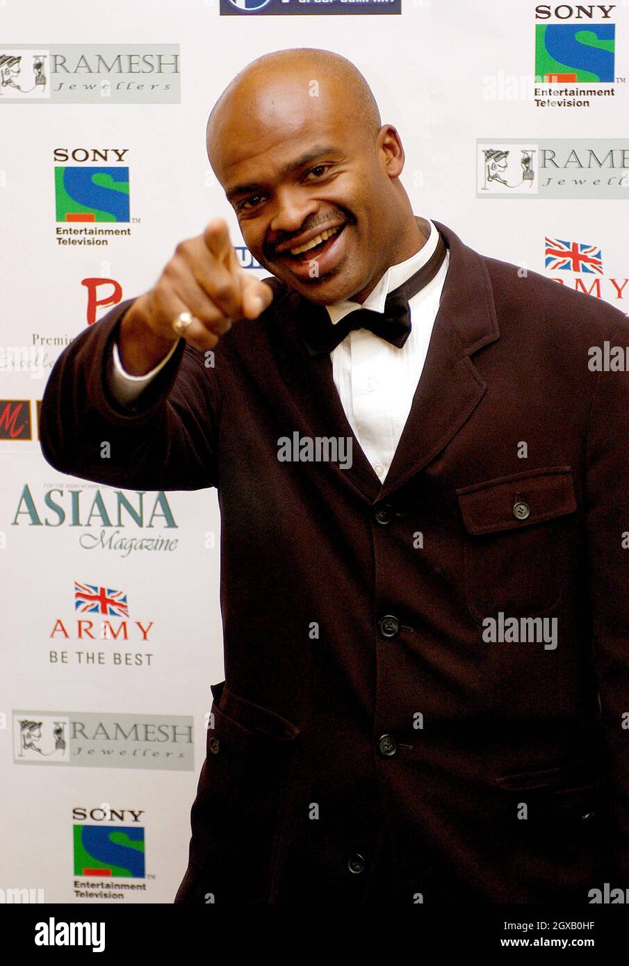 Kriss Akabusi at the Sony Entertainment Television Asian Sports ...