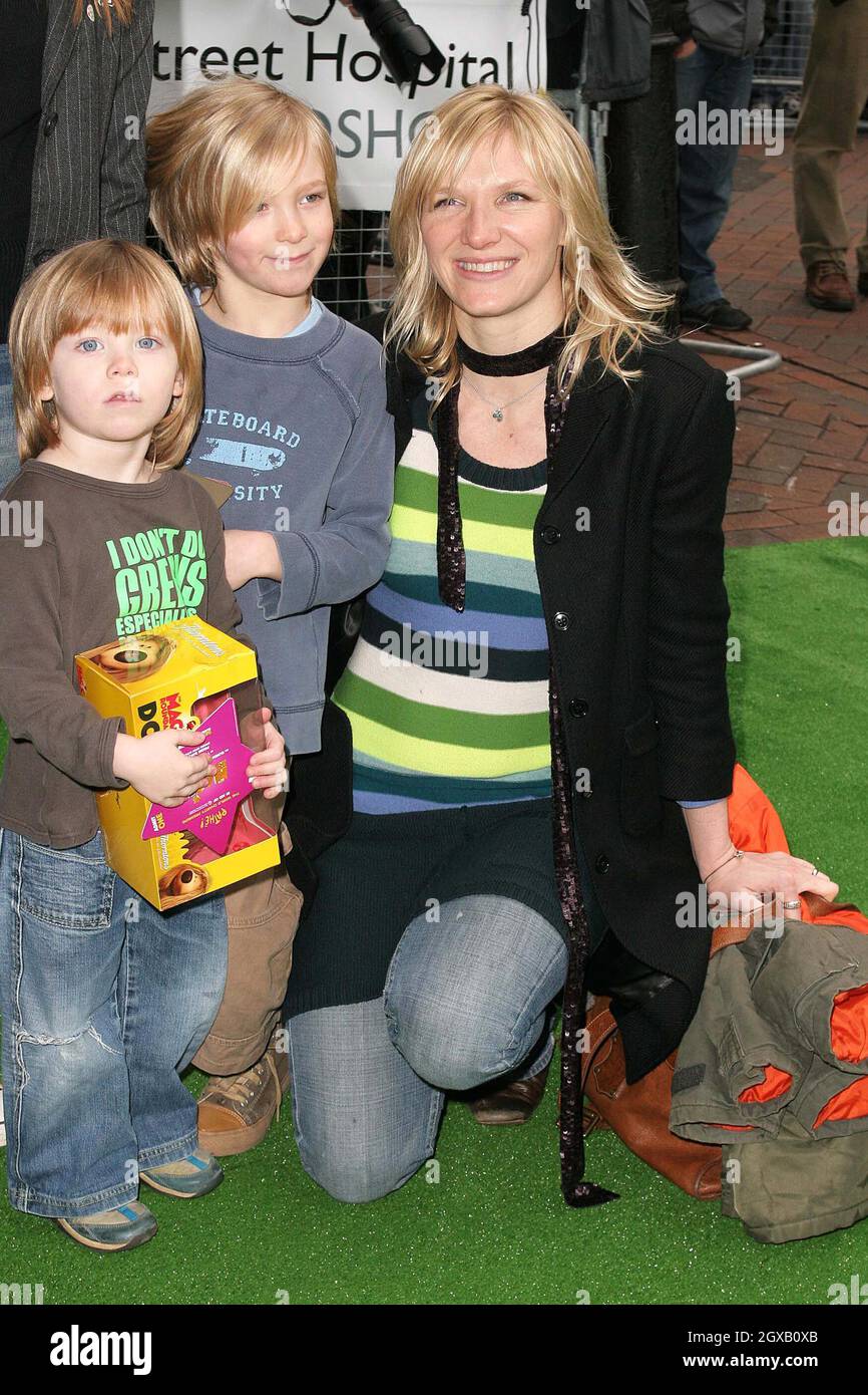 Jo Whiley arrives at the UK charity film premiere "The Magic Rondabout ...