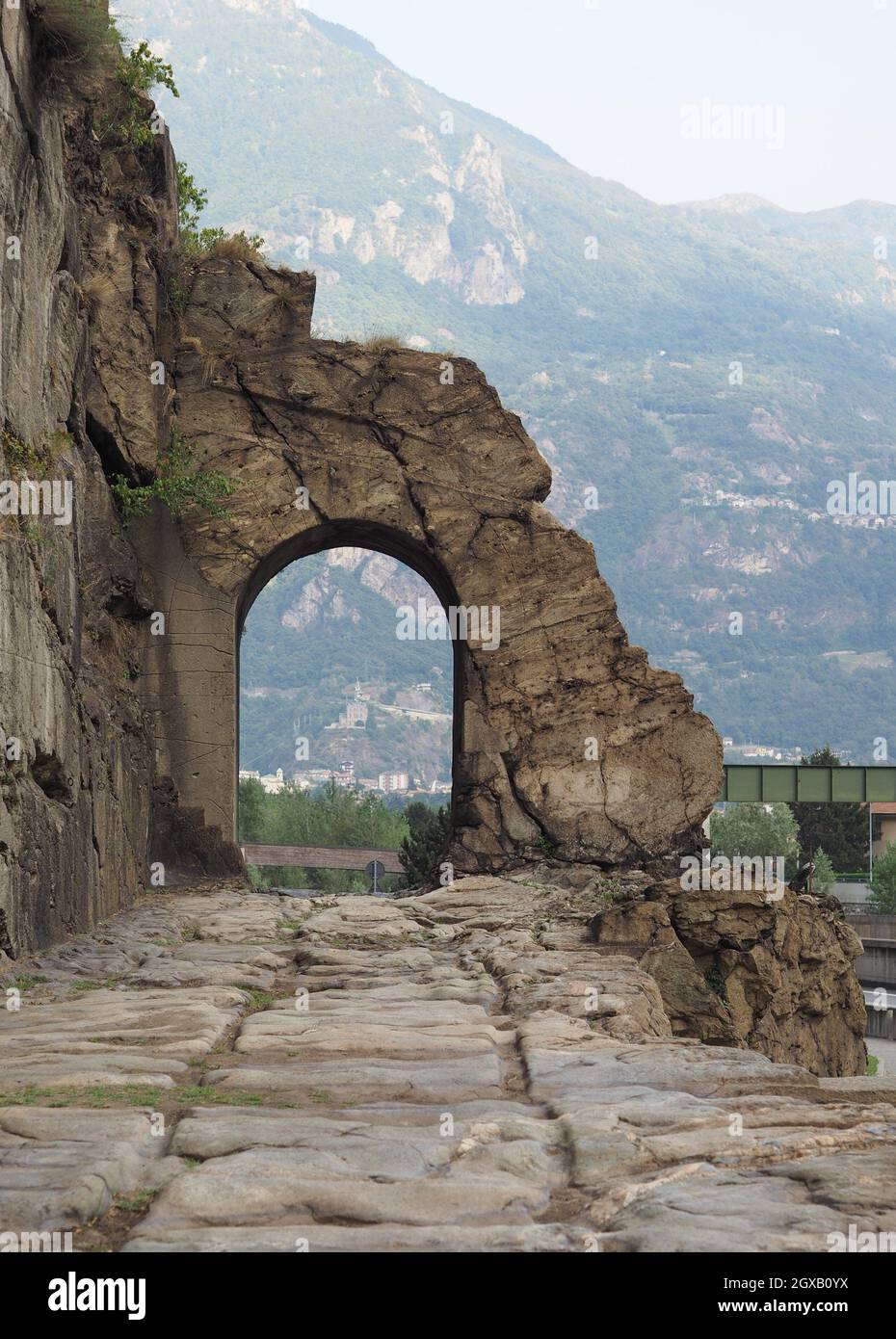 Ancient roman consular road to gaul hi-res stock photography and images ...