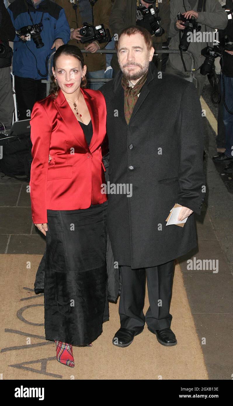 Brian Cox and companion at the South Bank Show Awards at the Savoy ...