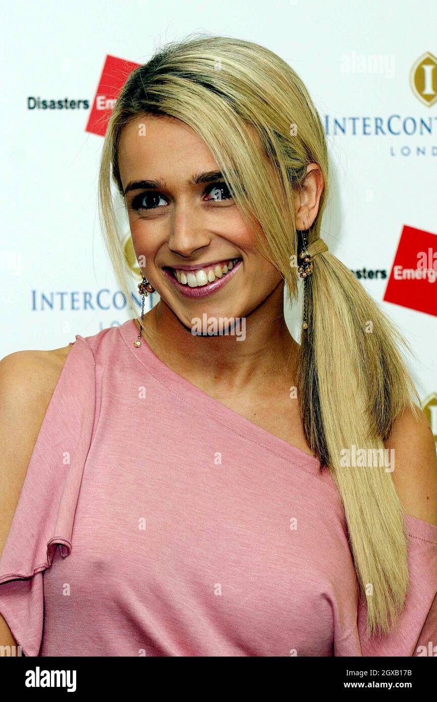 Laura Lewington arrives at the stars gather for London's first DEC ...