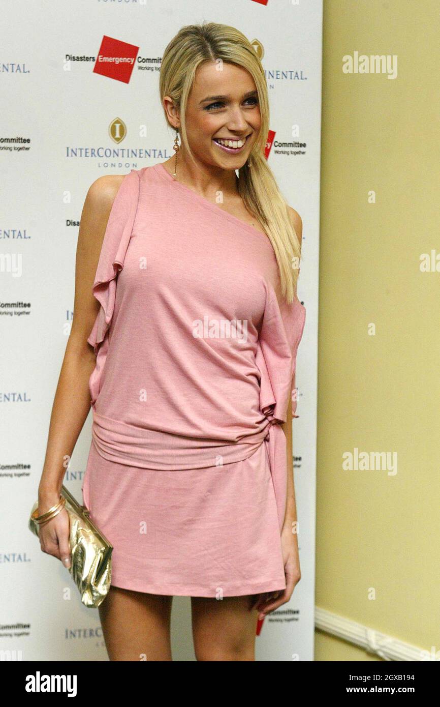 Laura Lewington arrives at the stars gather for London's first DEC ...