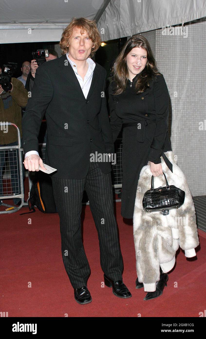 Julian Rhind-Tutt and companion at the filming of An audience With ...