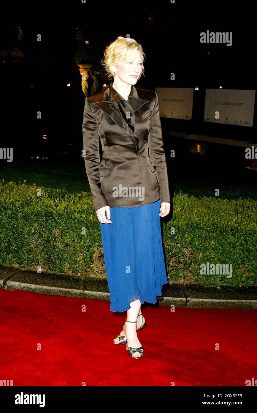 Cate Blanchett arrives at the London Pre BAFTA's Party in aid of the ...