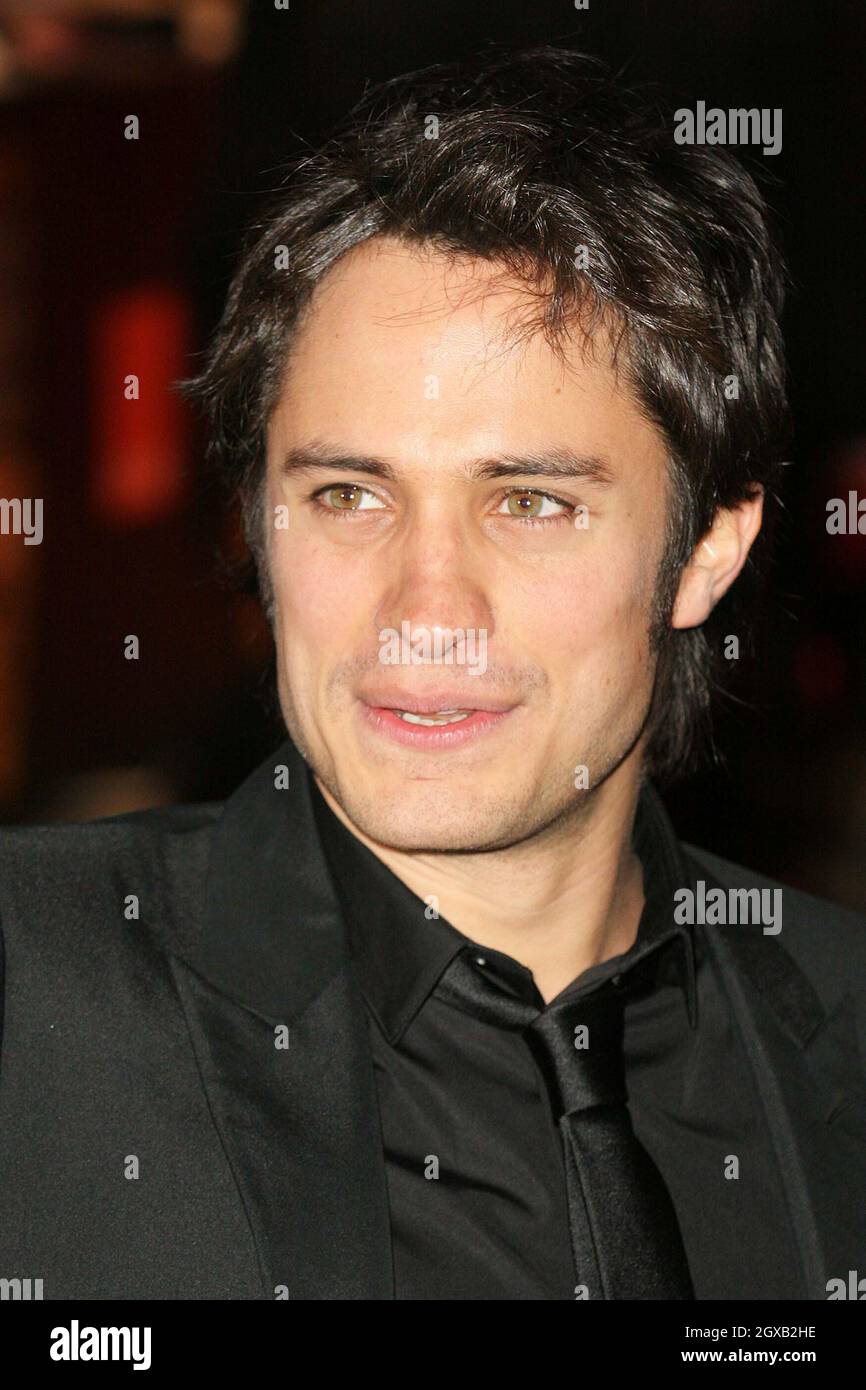 Gael Garcia Bernal arrives at the 2005 BAFTA's at the Odean in ...