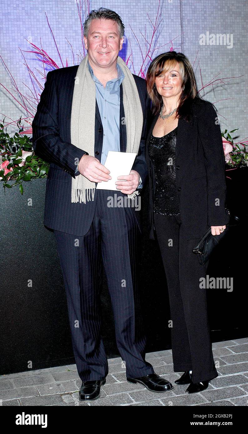 Tommy Walsh and wife arriving at The London Television Centre, London ...