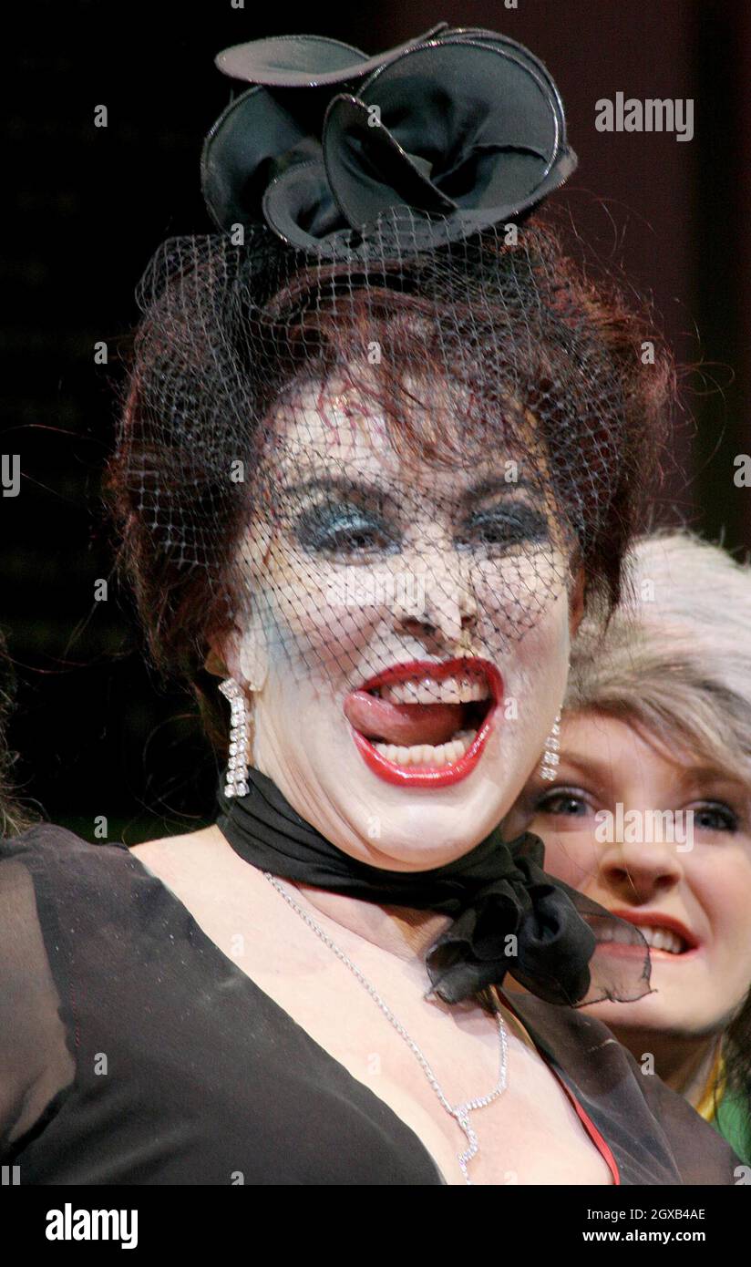 Ruby Wax as the Grand High Witch in the theatre production of The ...
