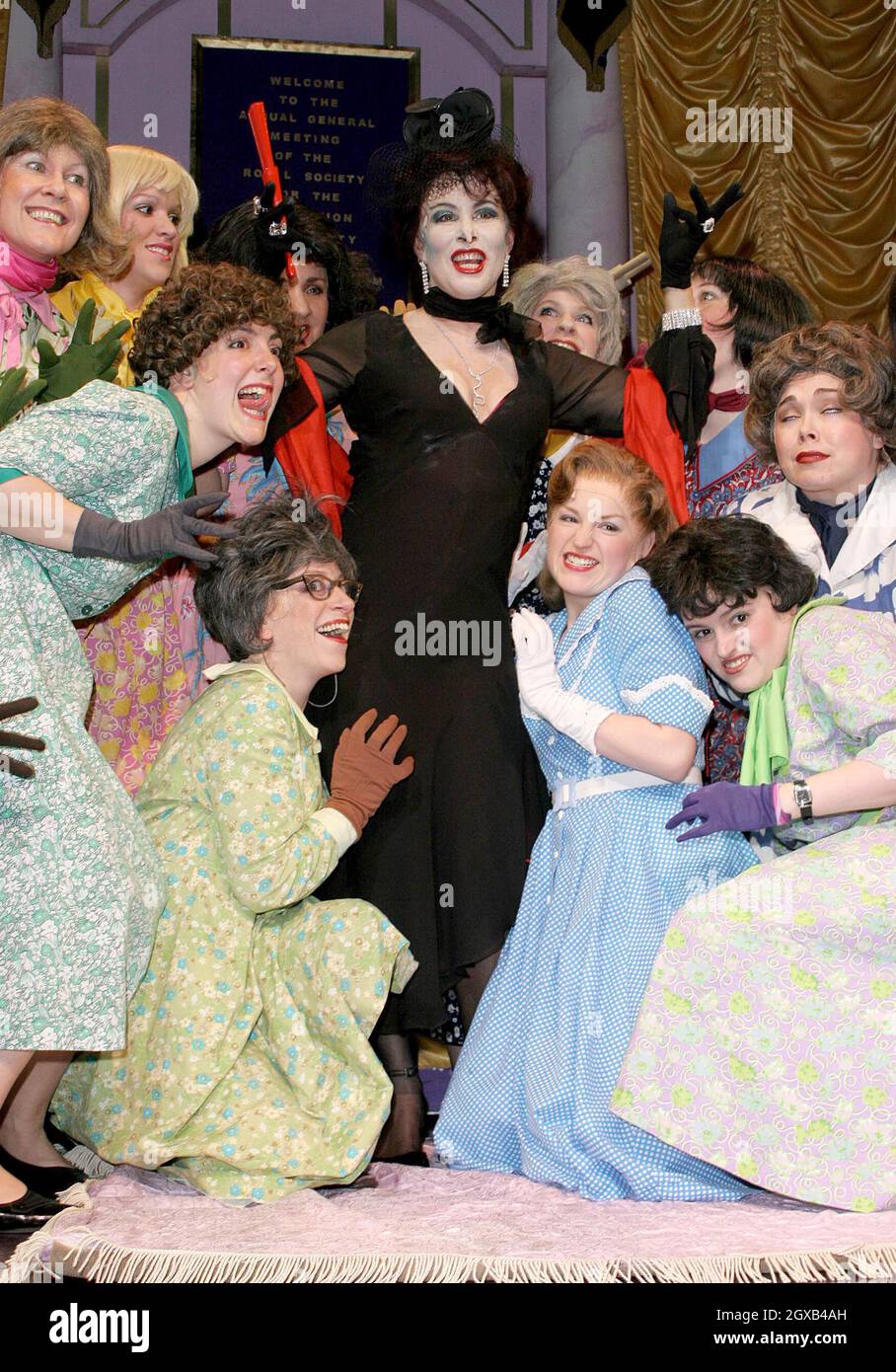 Ruby Wax as the Grand High Witch in the theatre production of The ...