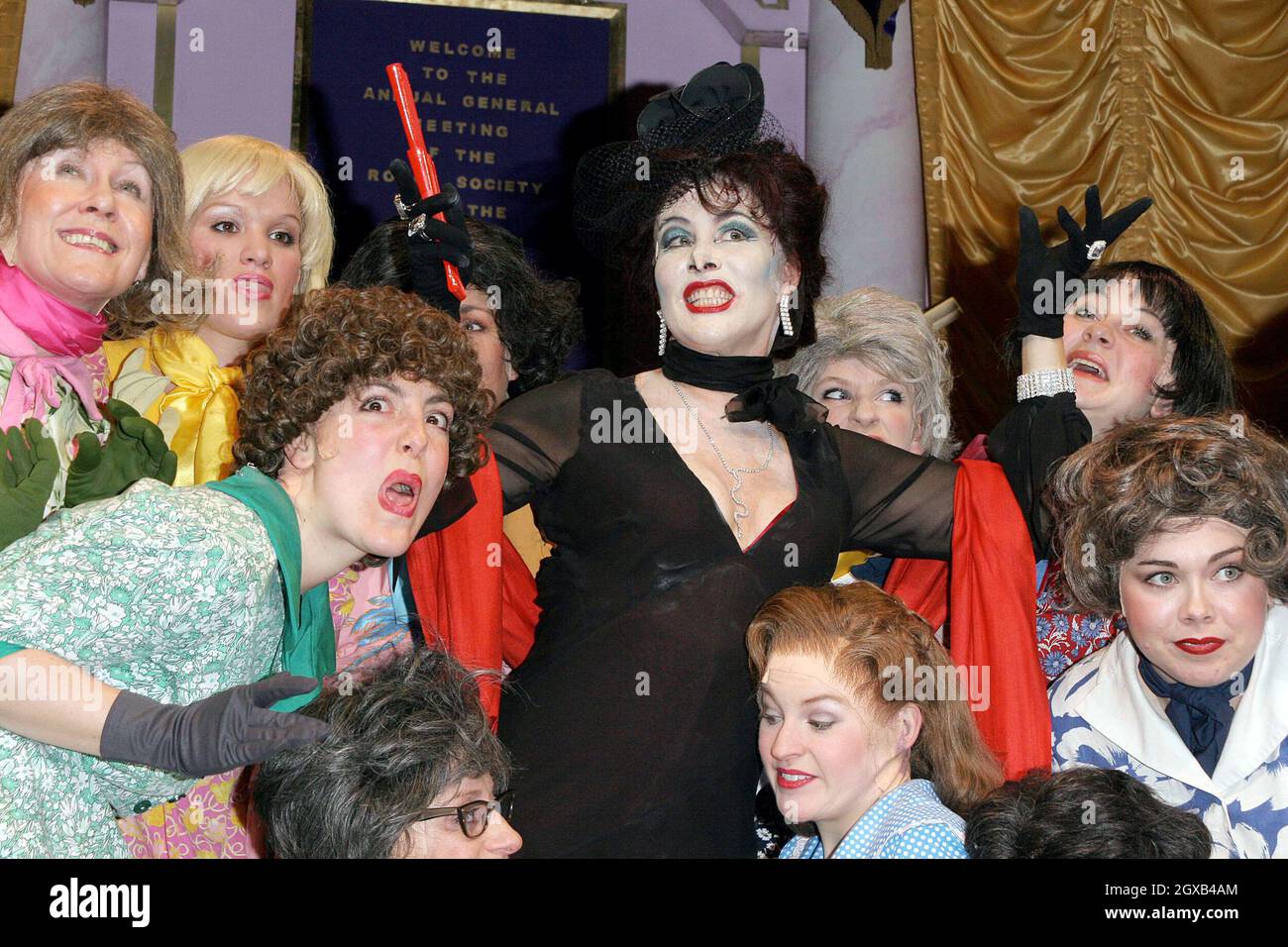 Ruby Wax as the Grand High Witch in the theatre production of The ...