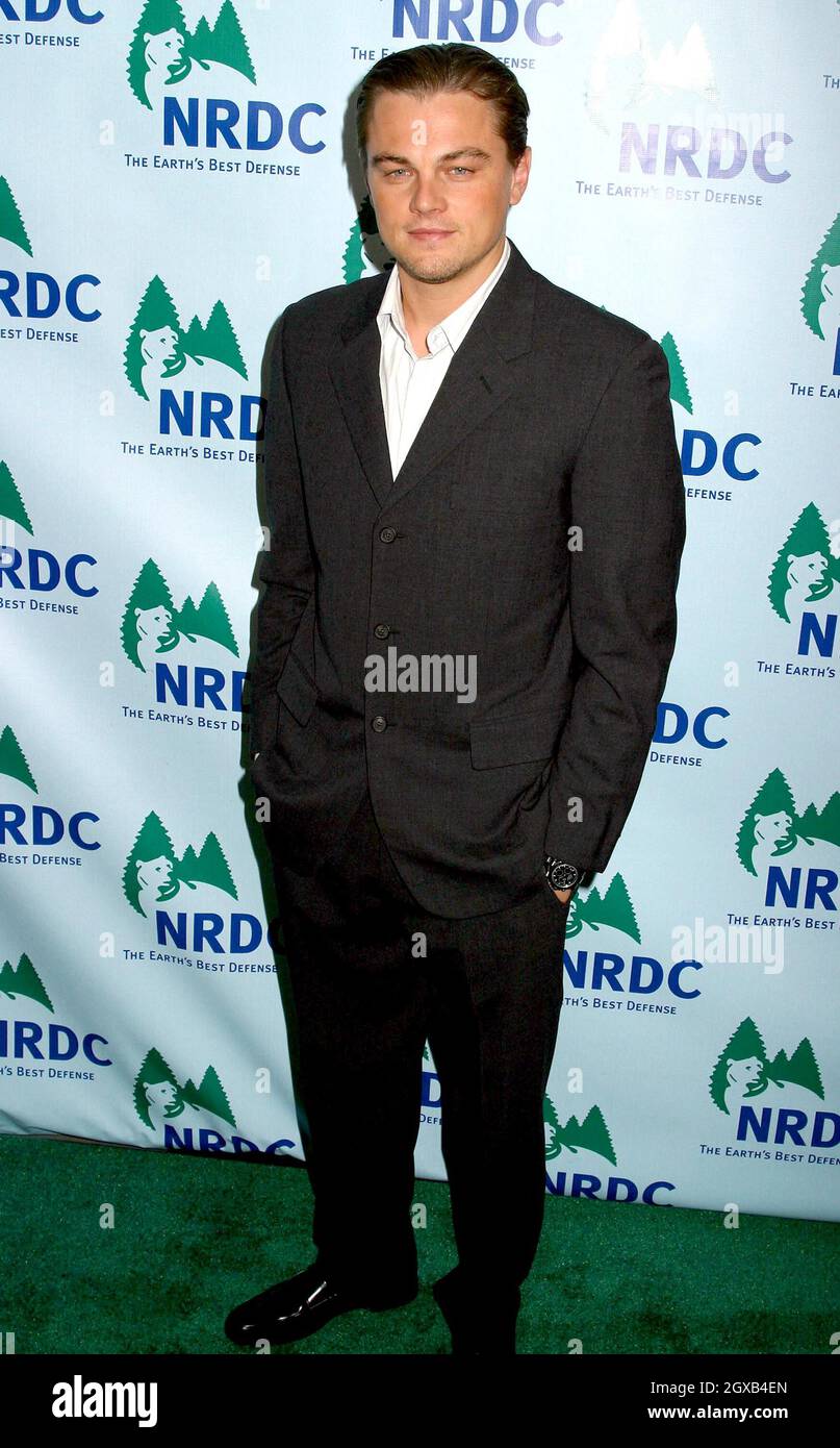 Leonardo DiCaprio at the annual NY "Forces for Nature" Gala Event for ...