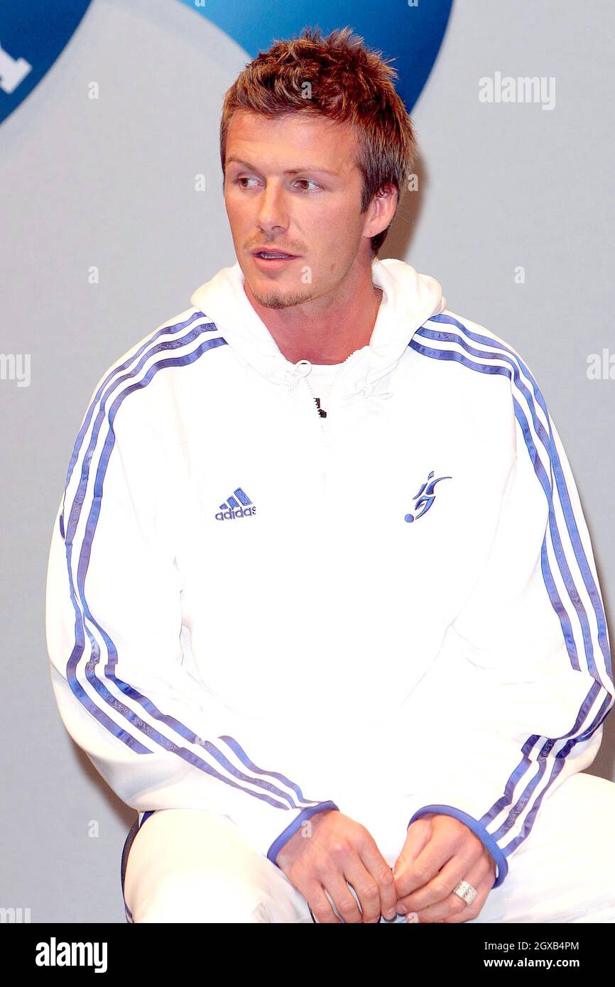 David Beckham announces the launch of the new 'David Beckham Football ...