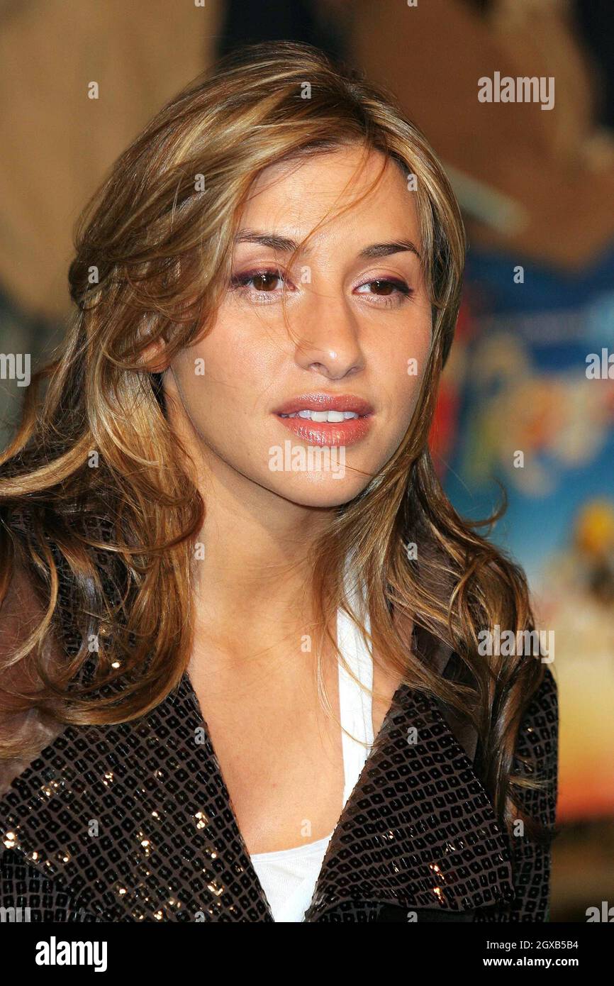 Melanie Blatt arriving at the film premiere "Robots" at the Vue cinema ...