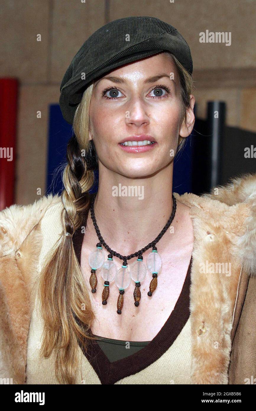 Lisa Butcher arriving at the film premiere "Robots" at the Vue cinema ...