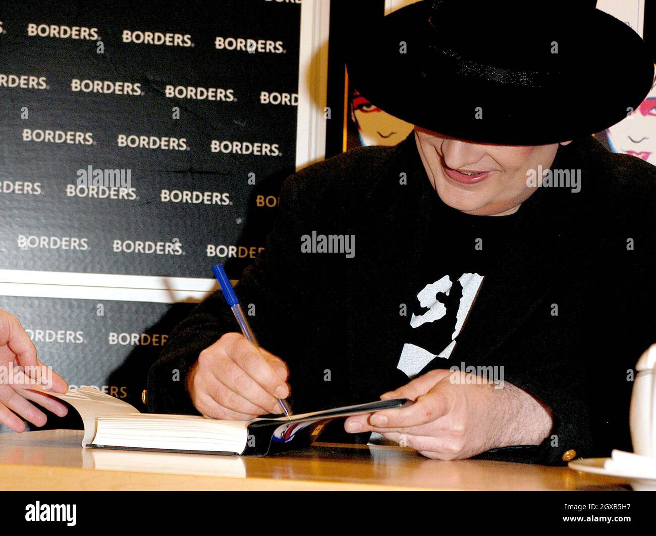 Boy George signs copies of his new autobiography `STRAIGHT', at Borders ...