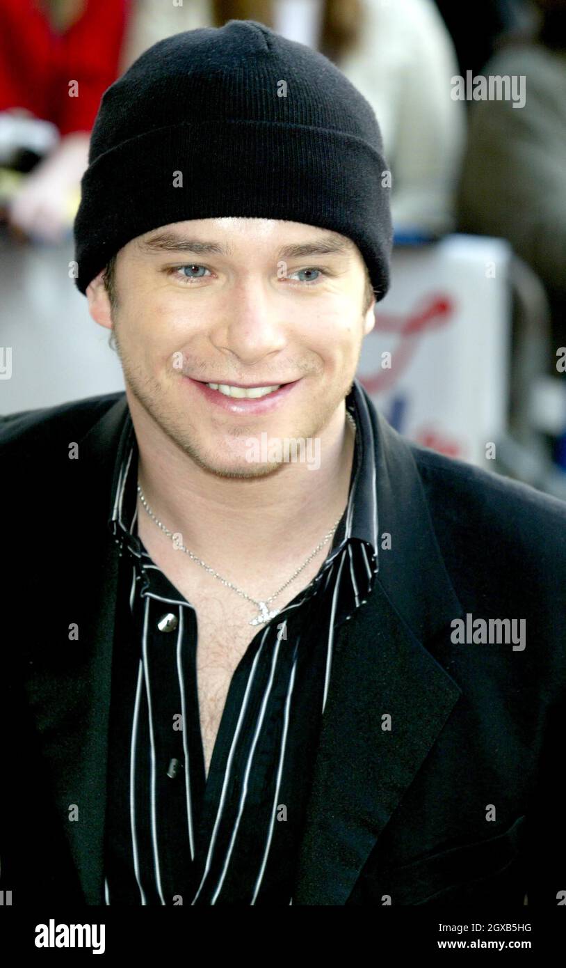 Stephen Gately attending the capital FM Awards 2005 at the Royal ...