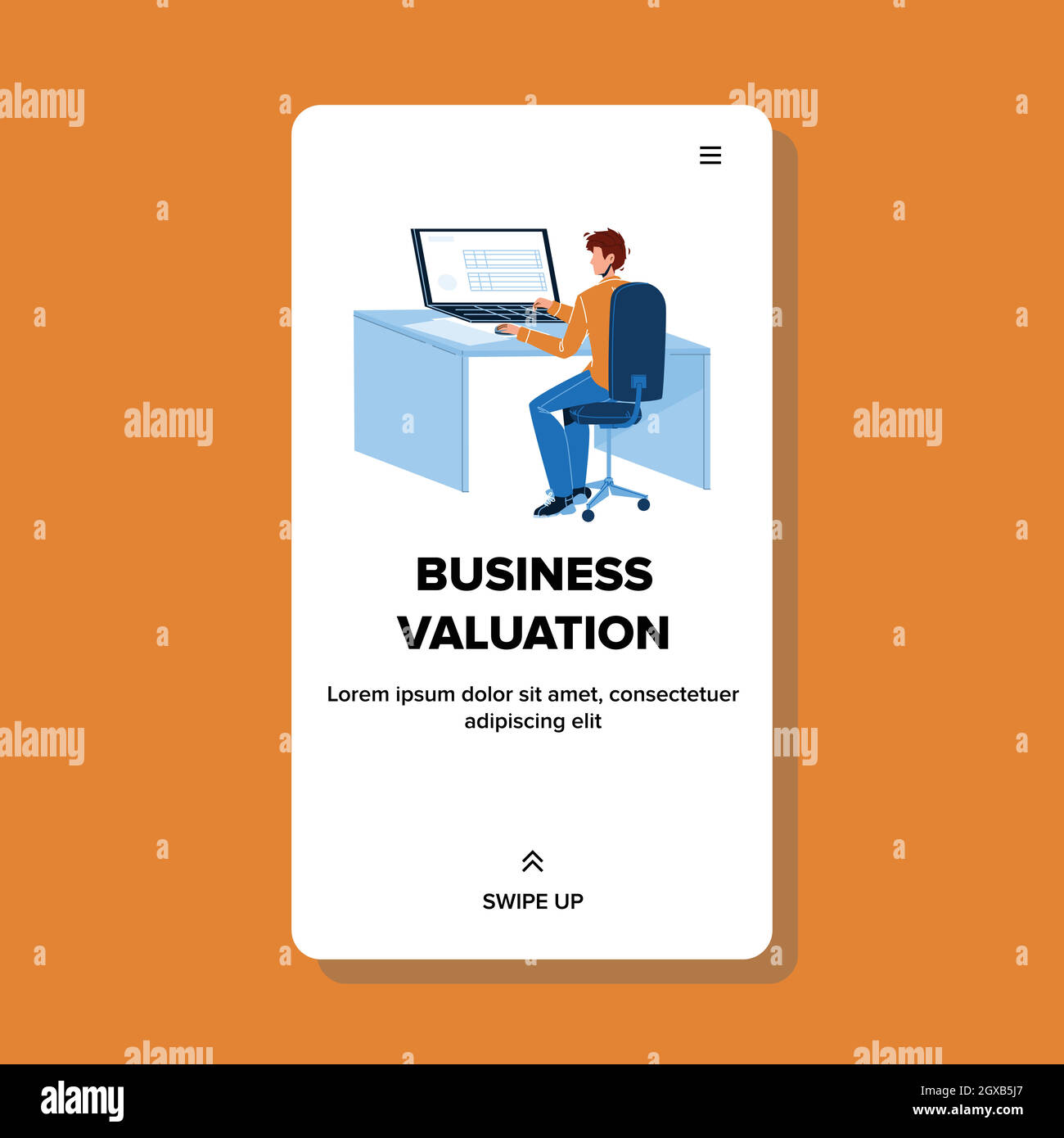 Employee information screen Stock Vector Images - Alamy