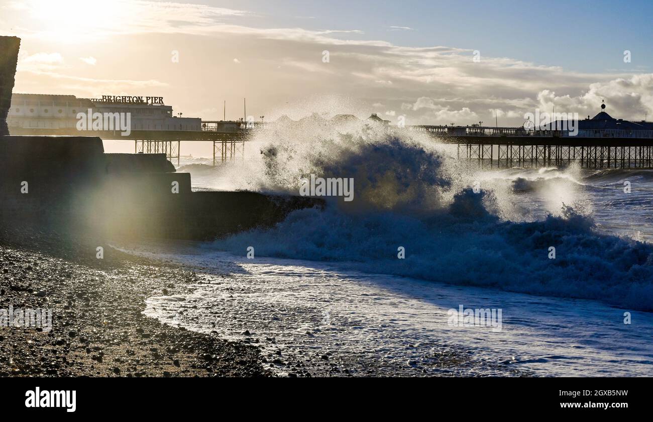 Waves roll on beach after hi-res stock photography and images - Alamy