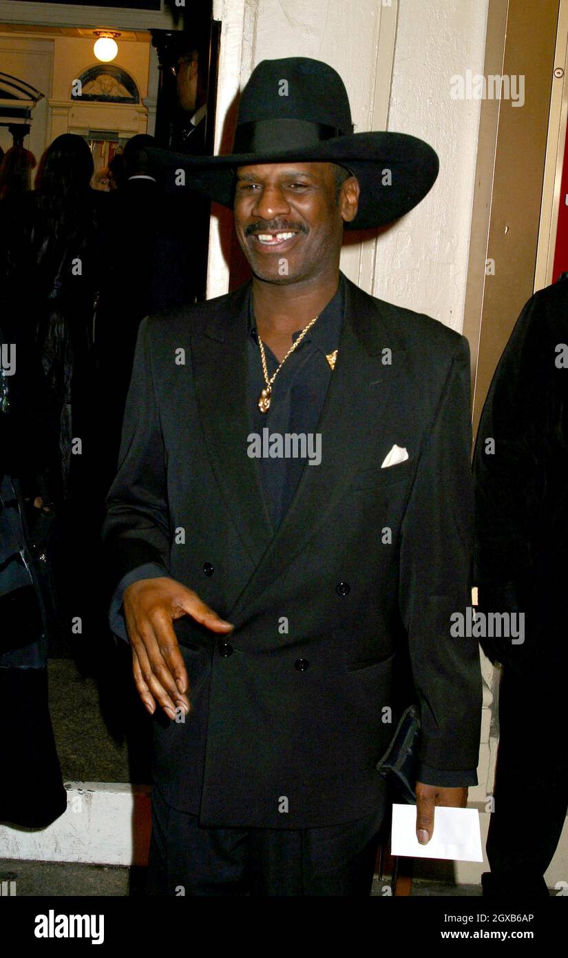 Michael Spinks attending the JULIUS CAESAR Broadway Opening Celebration ...