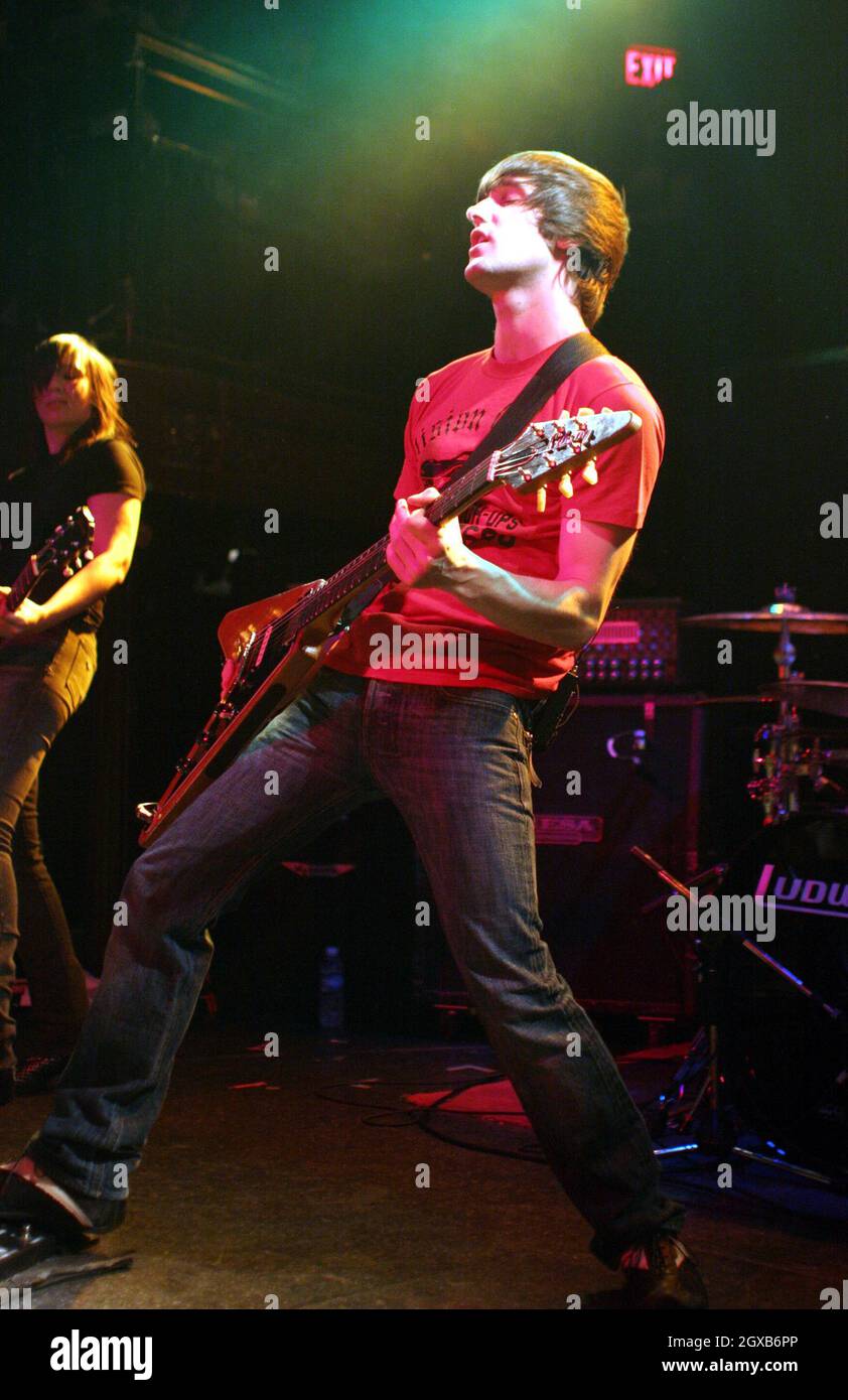 British band Ash perform at Richard's on Richards in Vancouver Stock ...