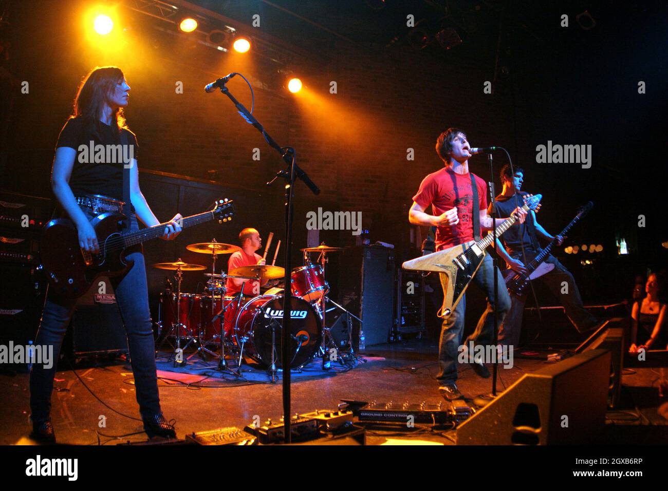 British band Ash perform at Richard's on Richards in Vancouver Stock ...