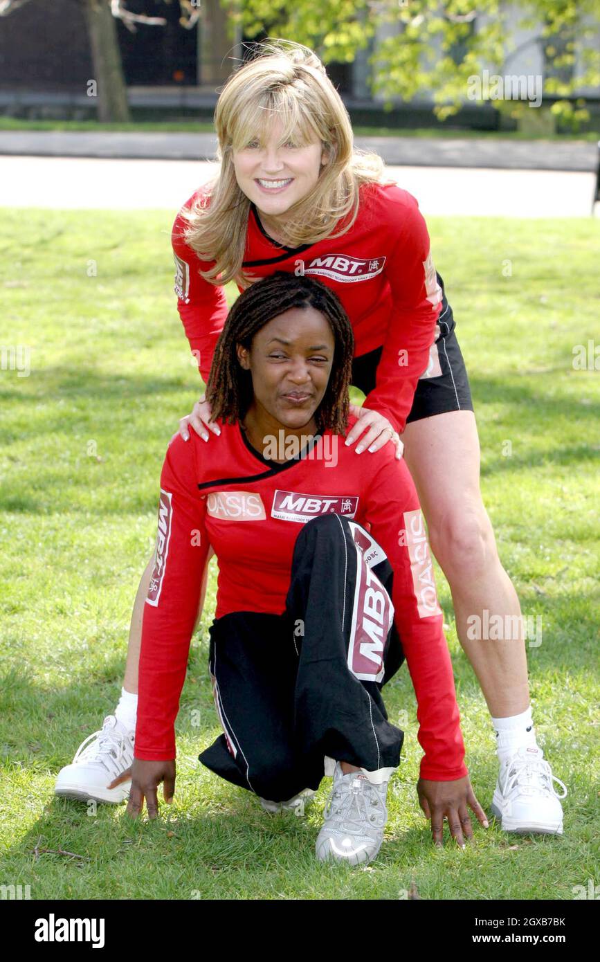 Diane Louise Jordan and Anthea Turner will be running the London ...