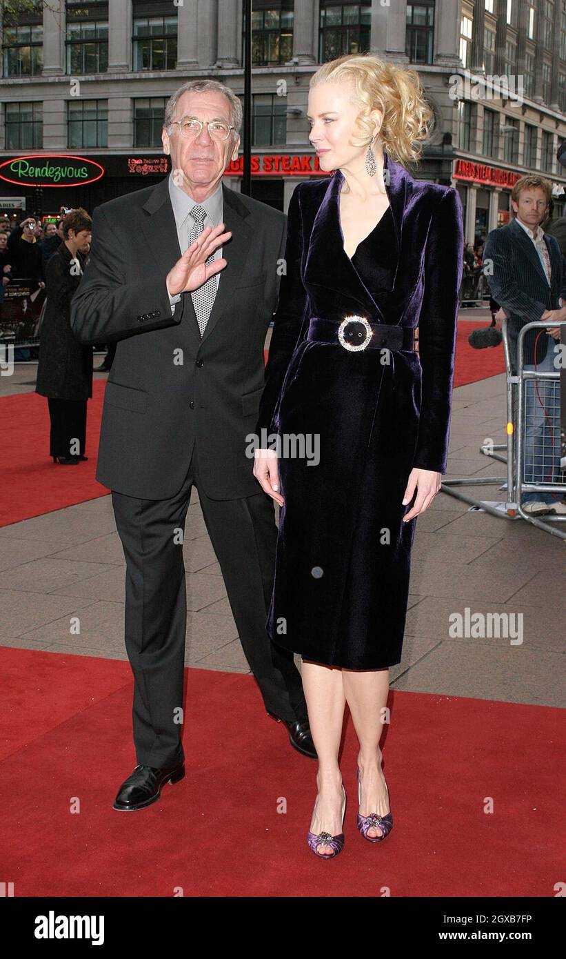 Nicole Kidman and director Sydney Pollack at the UK premiere of The ...