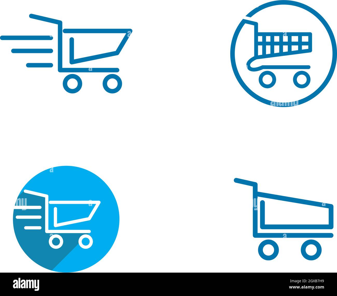 cart shop logo icon template Stock Vector Image & Art - Alamy