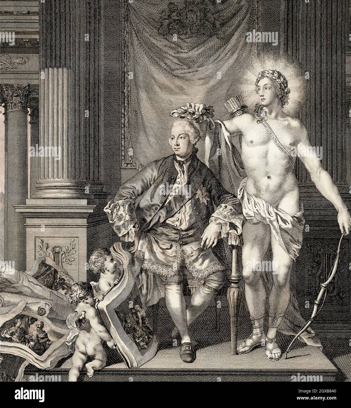 King George III or George William Frederick, 1738 - 1820, King of Great ...