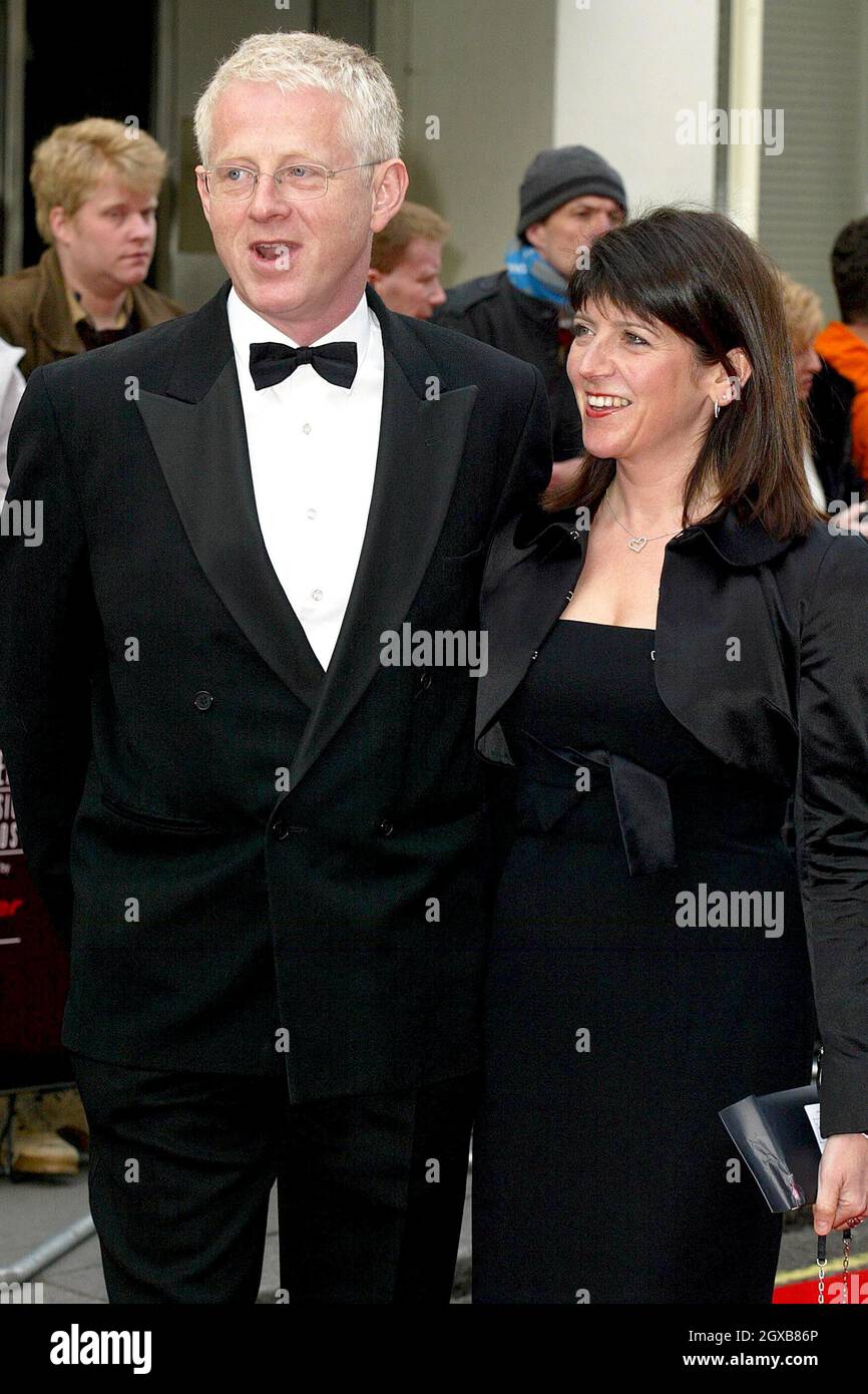 Richard Curtis and wife at the BAFTA Television Awards 2005, The ...