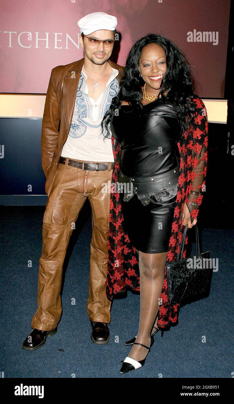 Kym Mazelle and guest arriving at the filming of Hell's Kitchen at 146 ...