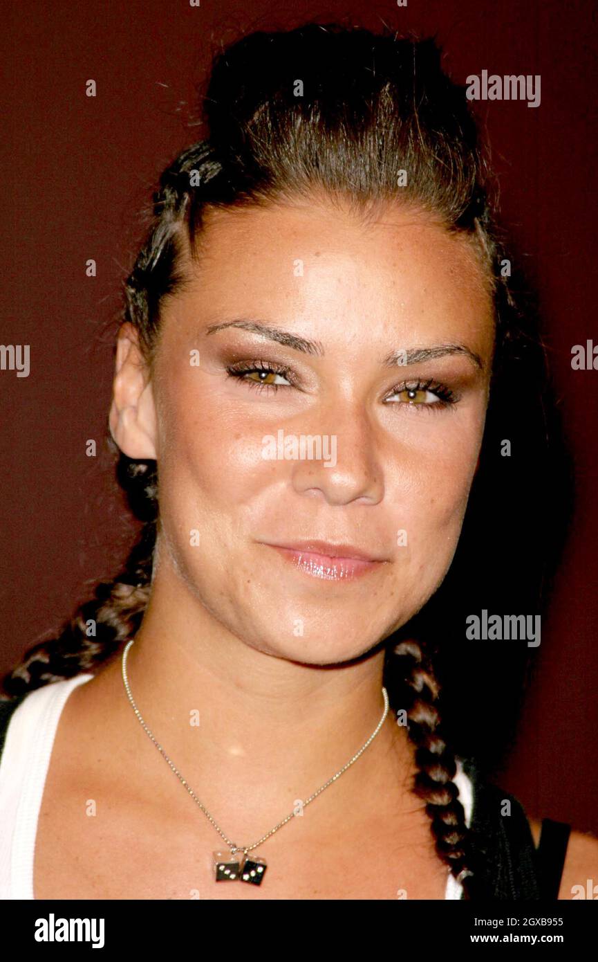 Jessica Taylor from Liberty X arriving at the filming of Hell's Kitchen ...