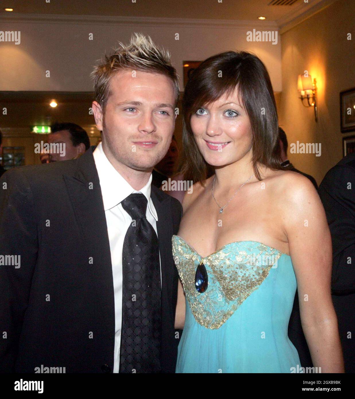 Nicky Byrne & his wife, Georgina Ahern at the Benefit Dinner held for ...