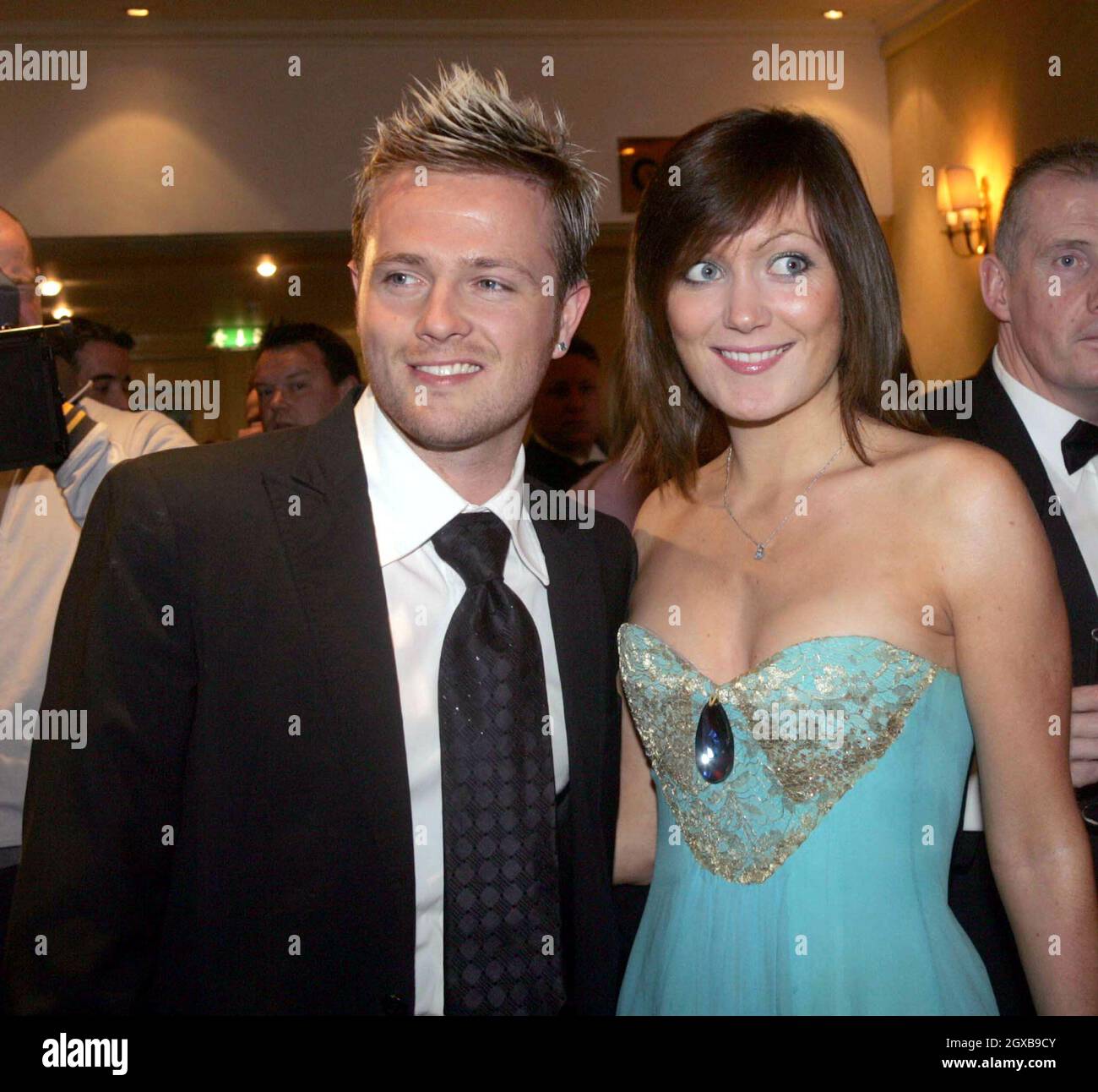 Nicky Byrne & his wife, Georgina Ahern at the Benefit Dinner held for ...