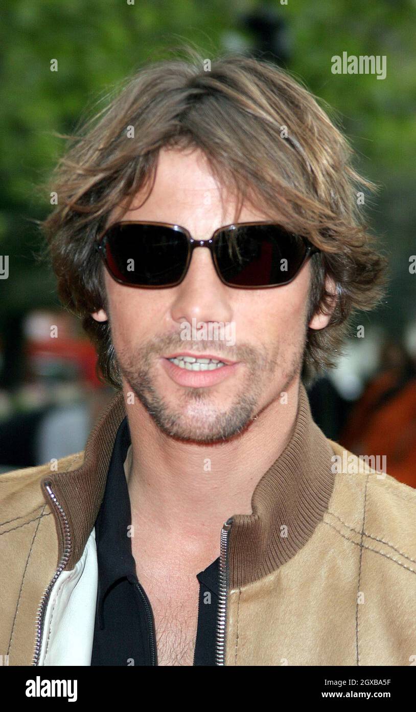 Jay Kay, aka Jamiroquqai, arriving at Victoria House for the pre-party of the Gumball 3000 race ...