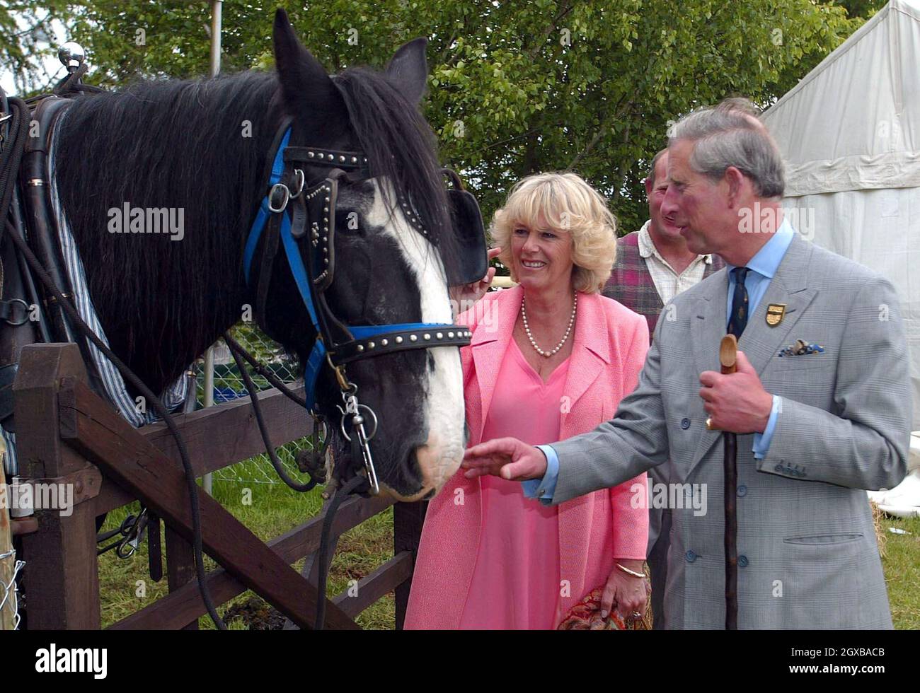 Prince Charles and Camilla Duchess of Cornwall visit the Devon County ...