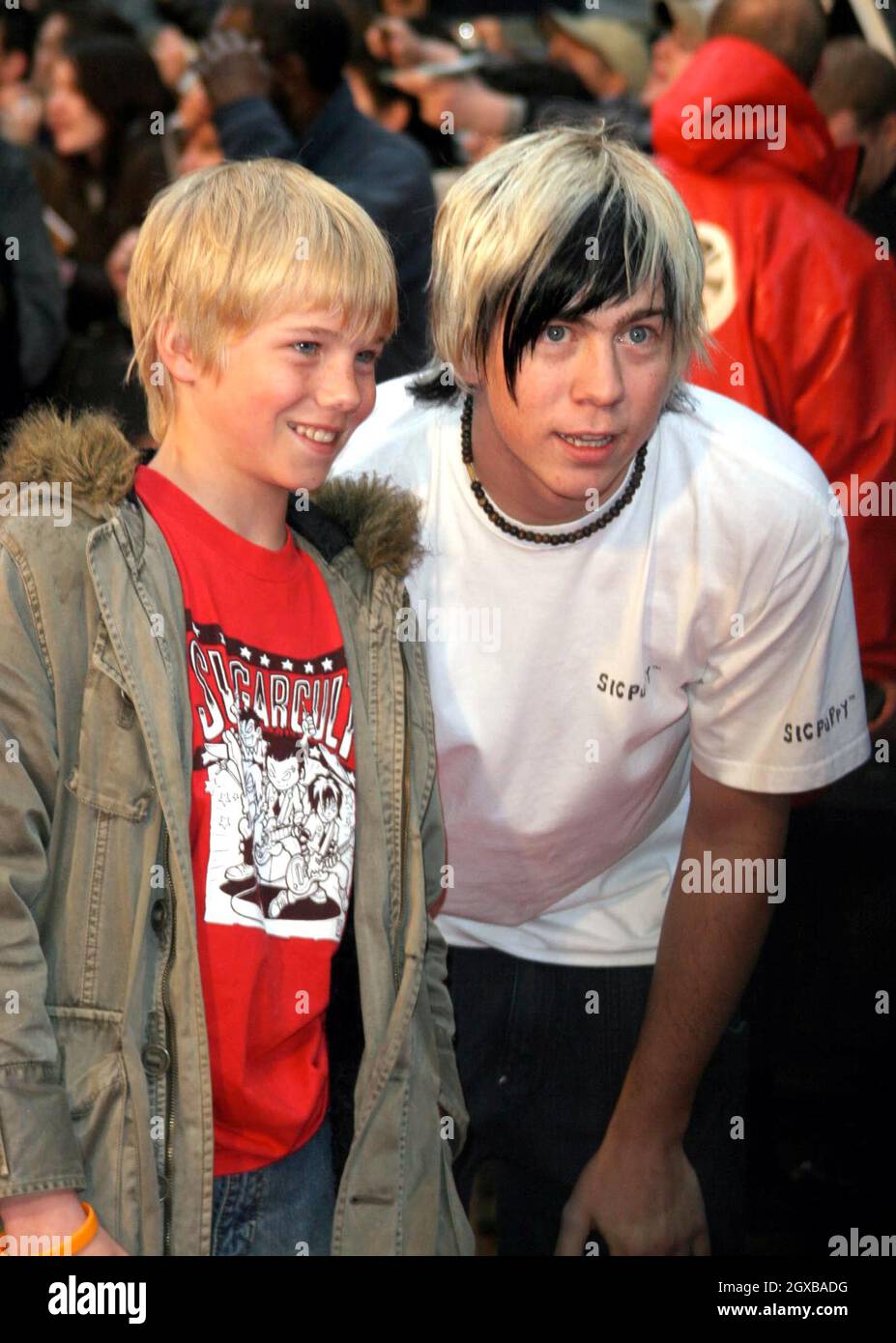 McFly's Danny pictured outside the Odeon Leicester Square in London ...