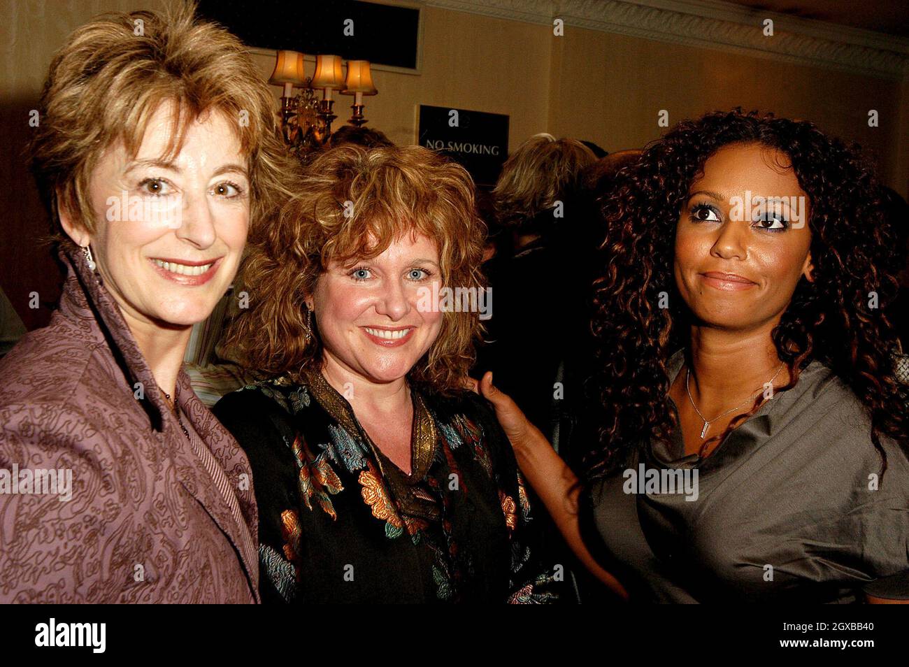 Maureen Lipman, Jan Ravens and Mel B at the Apollo Theatre, London, for ...
