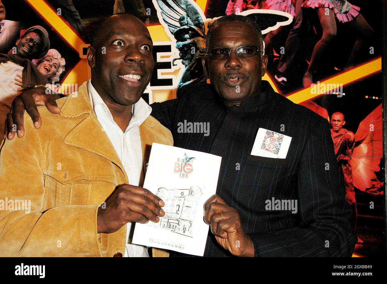 Gary Beadle and Rudolph Walker at the Apollo Theatre, London, for the ...