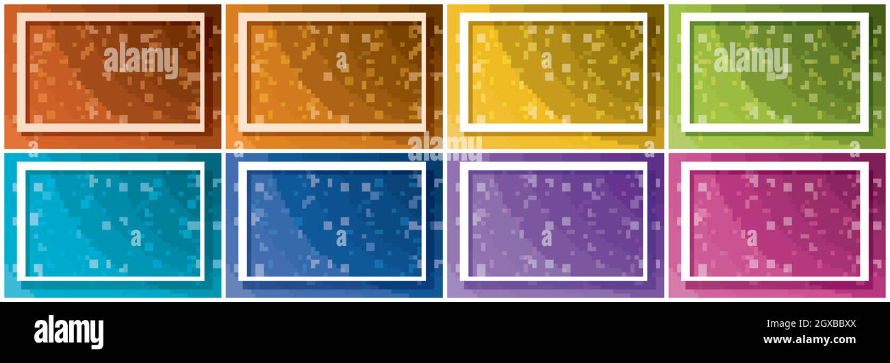 Background template in many colors Stock Vector Image & Art - Alamy