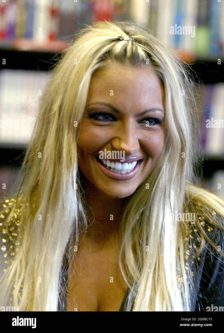 Jodie Marsh attending the book signing for her autobiography 'Keeping ...